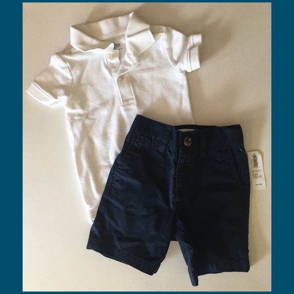 Old Navy | Matching Sets | Preppy Short Sleeveshort Set | Poshmark
